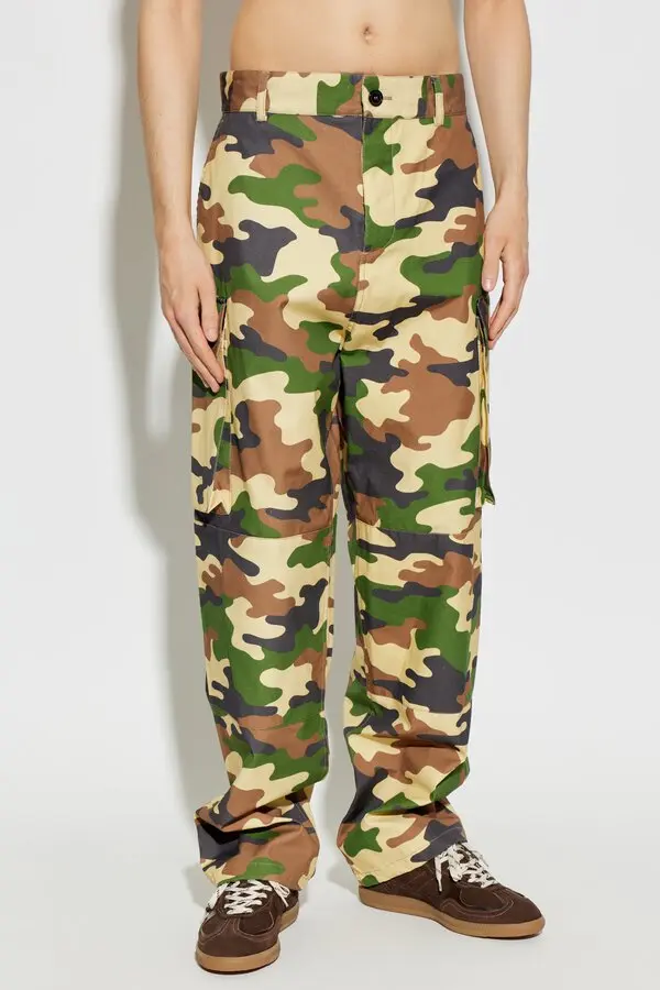 JW Anderson Camouflage Motif Trousers - Green