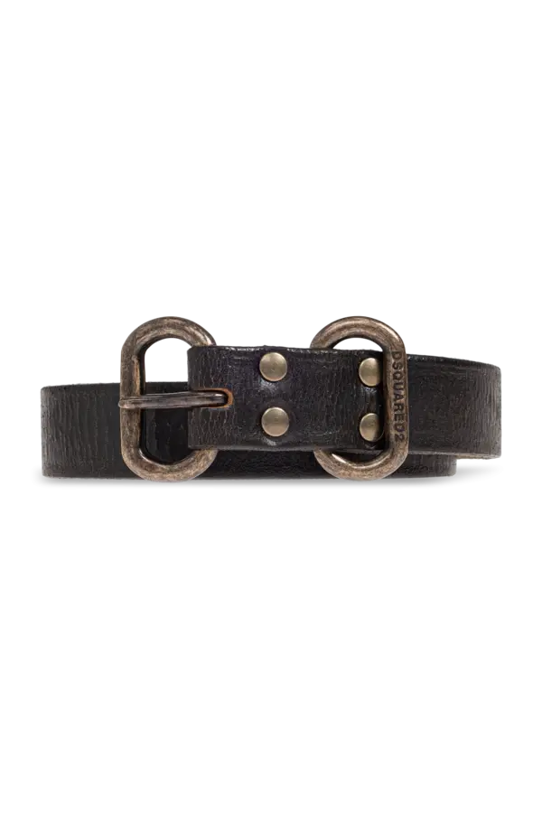 Dsquared2 Leather Belt - Black