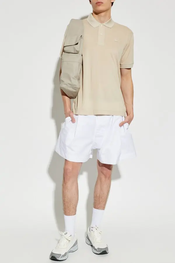 Lacoste Silk Polo - Beige