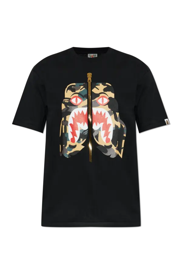 A BATHING APE T-shirt With Print - Black