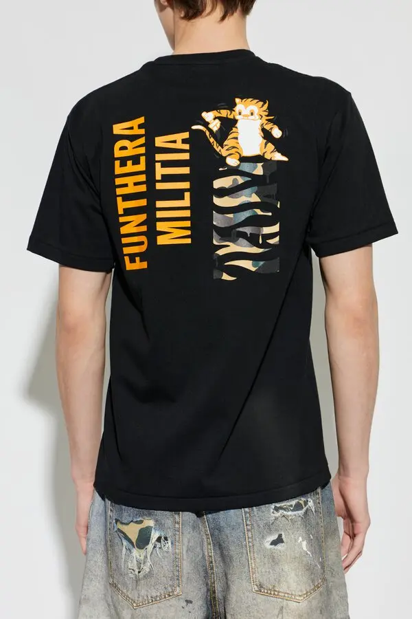 A BATHING APE T-shirt With Print - Black