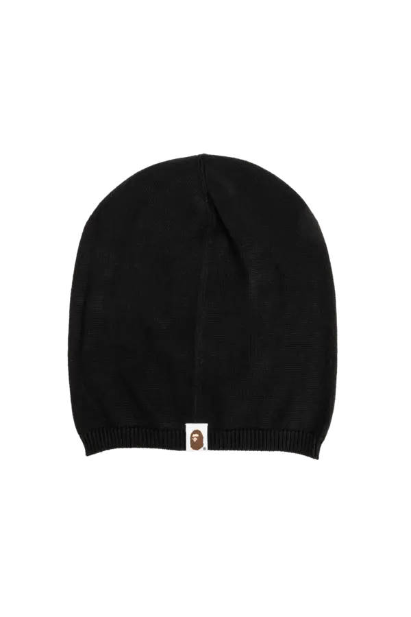 A BATHING APE Printed Beanie - Black