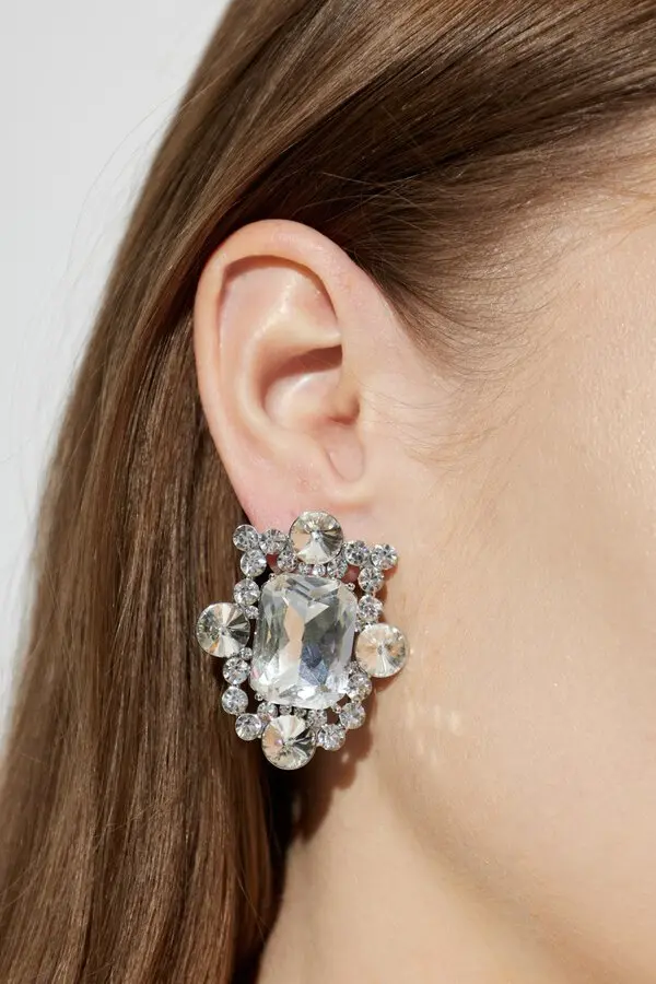 SELF-PORTRAIT Earrings With Crystals