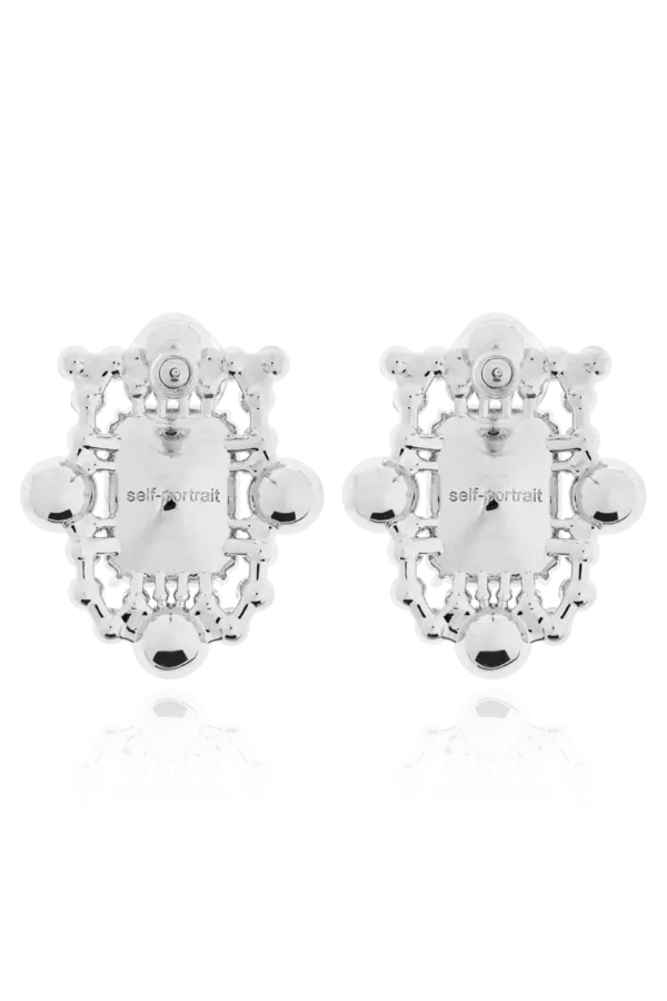 SELF-PORTRAIT Earrings With Crystals
