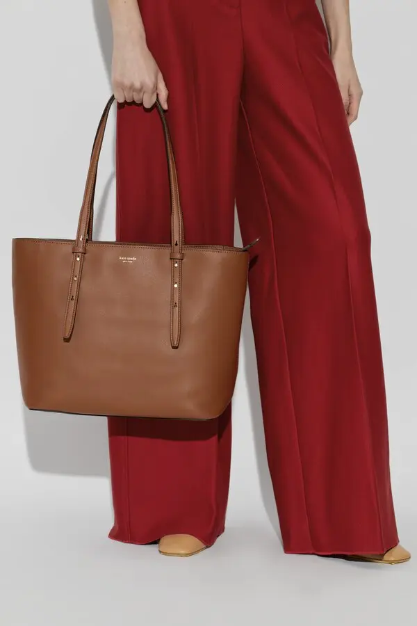 Kate Spade New York Leather Shopper - Brown