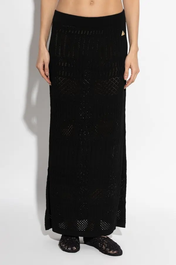 AKEP Maxi Skirt With Logo Appliqu