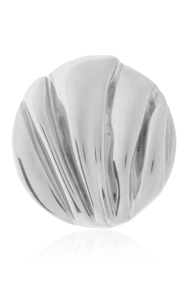 Chloé Pleats Clip-on Earrings - Silver