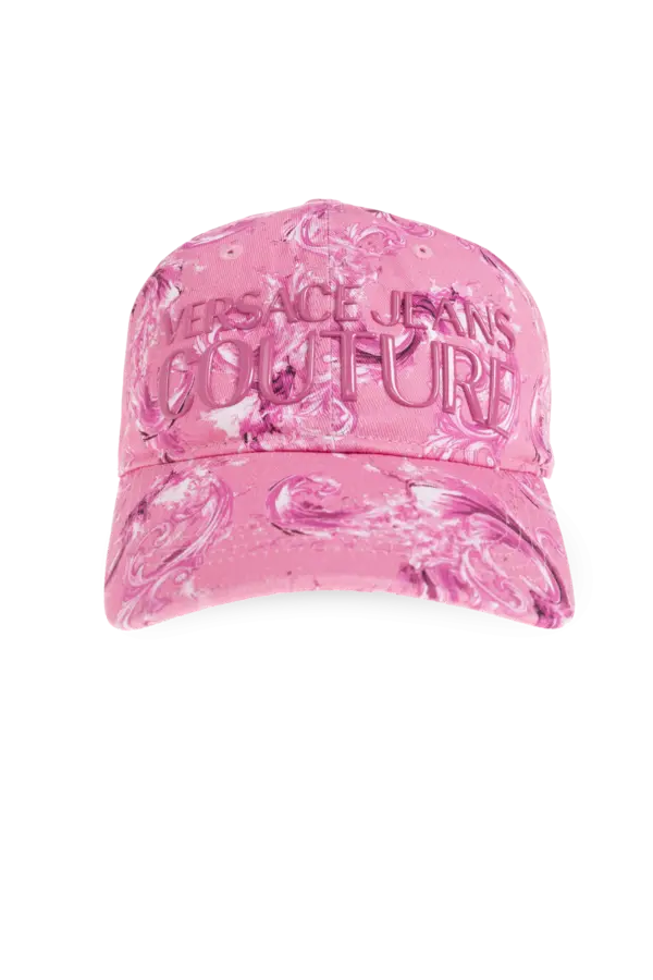 Versace Marbled Baseball Cap - Pink