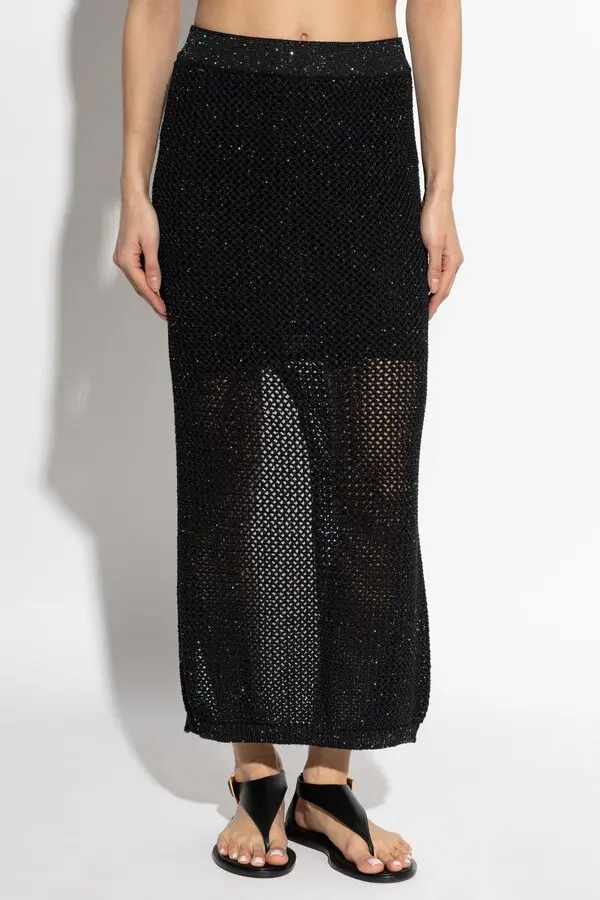 AKEP Sequin-embellished Maxi Skirt