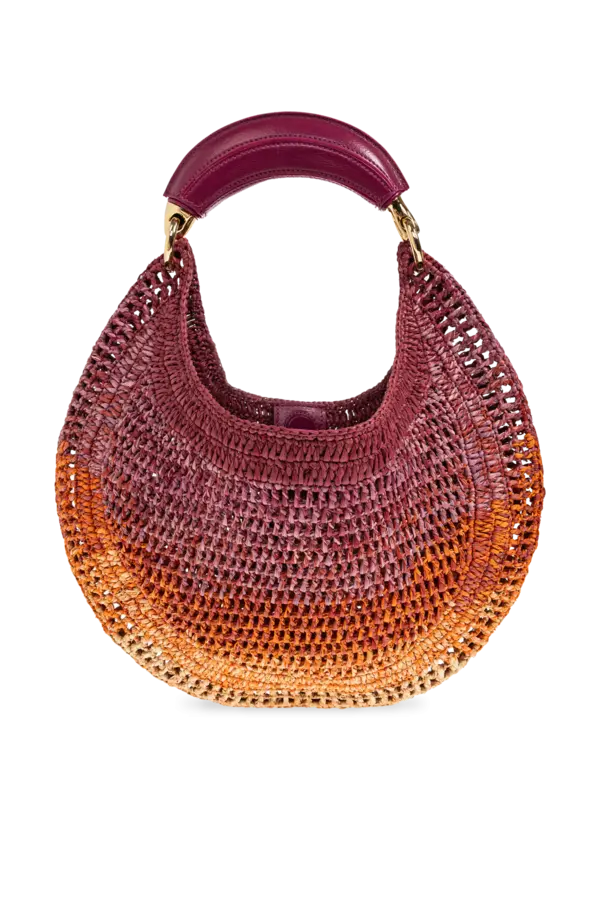 Chloé Hobo Bag Raffia Woven Design - Multicolour