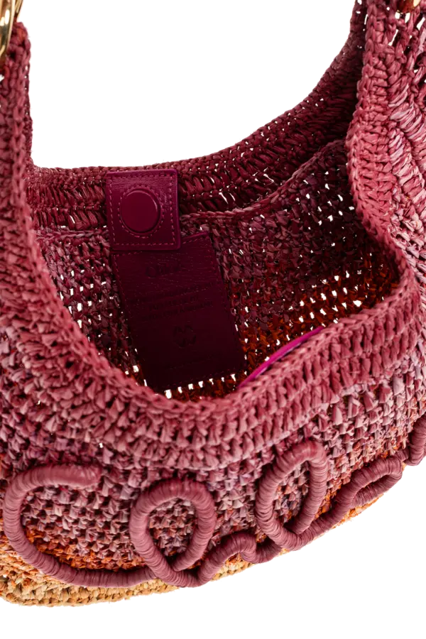 Chloé Hobo Bag Raffia Woven Design - Multicolour