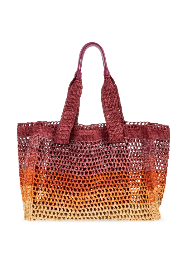 Chloé Summer Raffia Shopper Bag - Multicolour