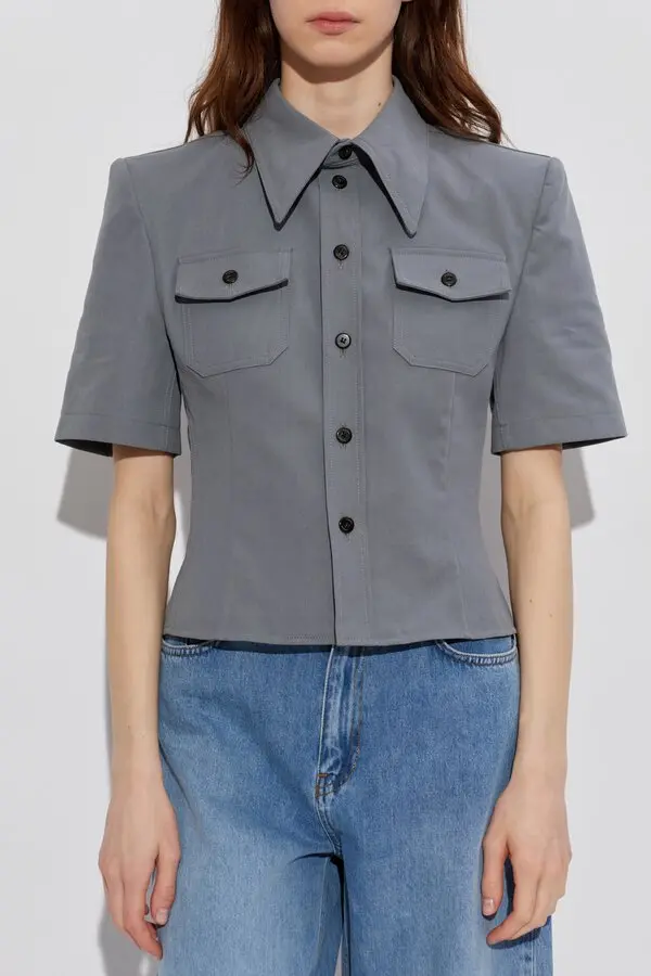 WILLY CHAVARRIA Short-sleeved Shirt - Grey