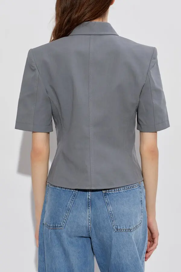 WILLY CHAVARRIA Short-sleeved Shirt - Grey