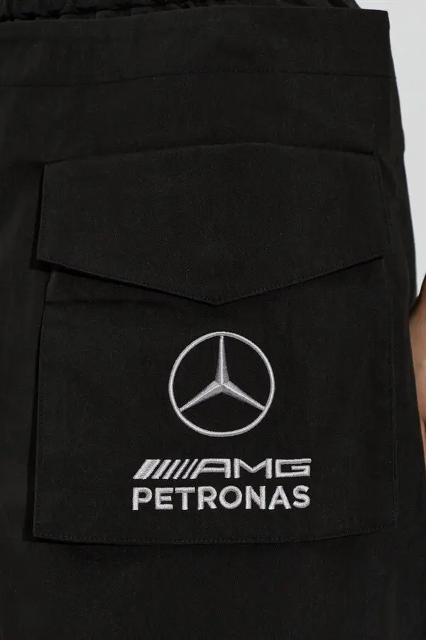 Y3 X Mercedes-amg Petronas Flared Shorts