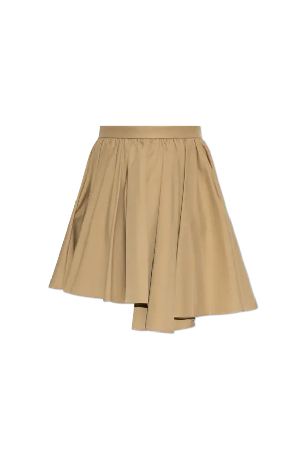 SELF-PORTRAIT Asymmetrical Skirt - Beige