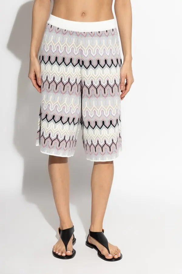 AKEP Lurex Thread Shorts - Multicolour