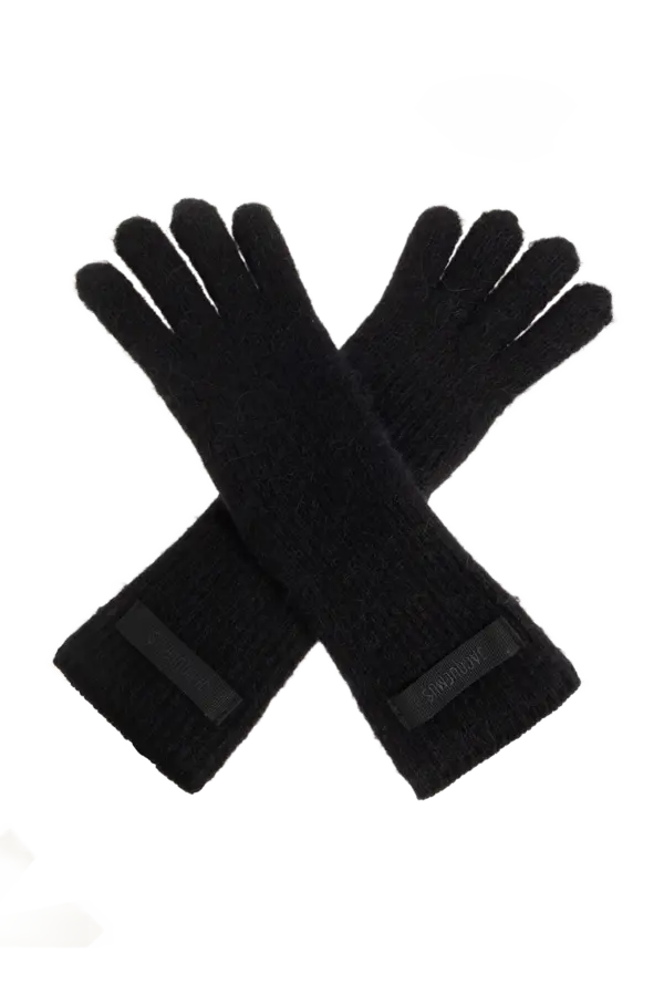Jacquemus Woolen Gloves - Black
