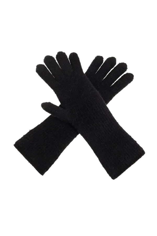Jacquemus Woolen Gloves - Black