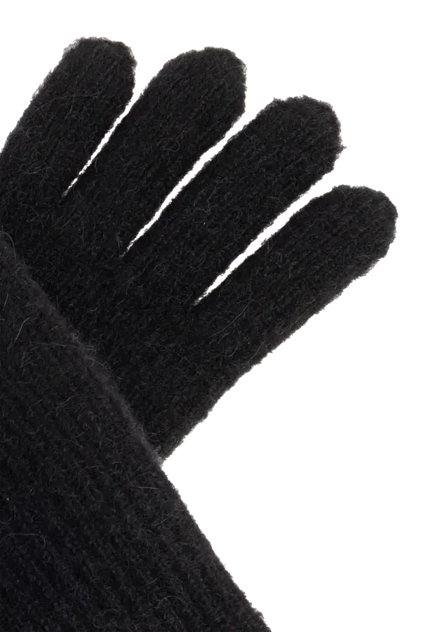 Jacquemus Woolen Gloves - Black