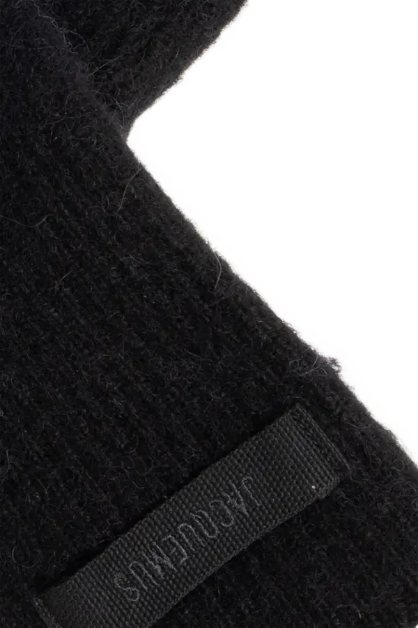 Jacquemus Woolen Gloves - Black