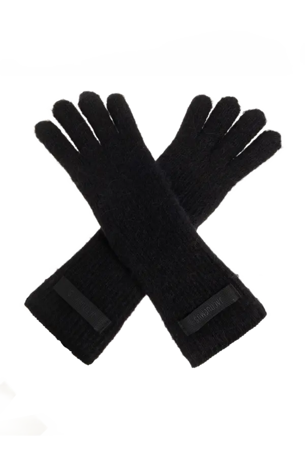 Jacquemus Woolen Gloves - Black