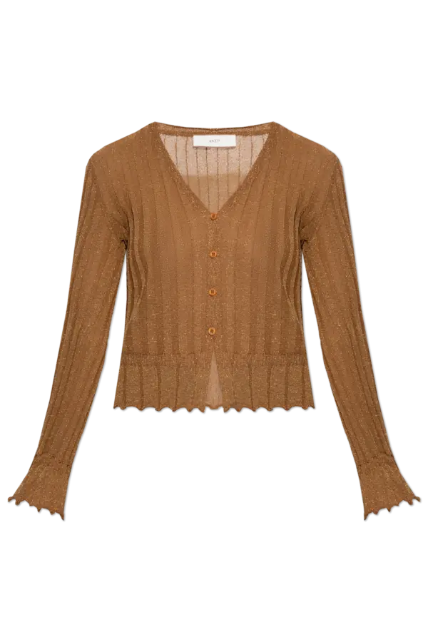 AKEP Lurex Thread Cardigan