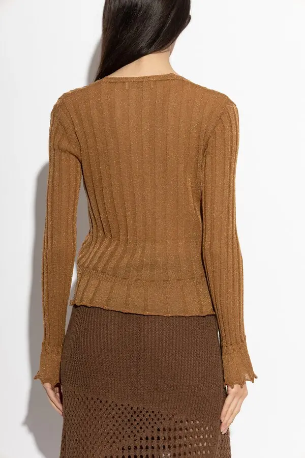 AKEP Lurex Thread Cardigan