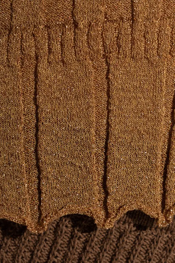 AKEP Lurex Thread Cardigan