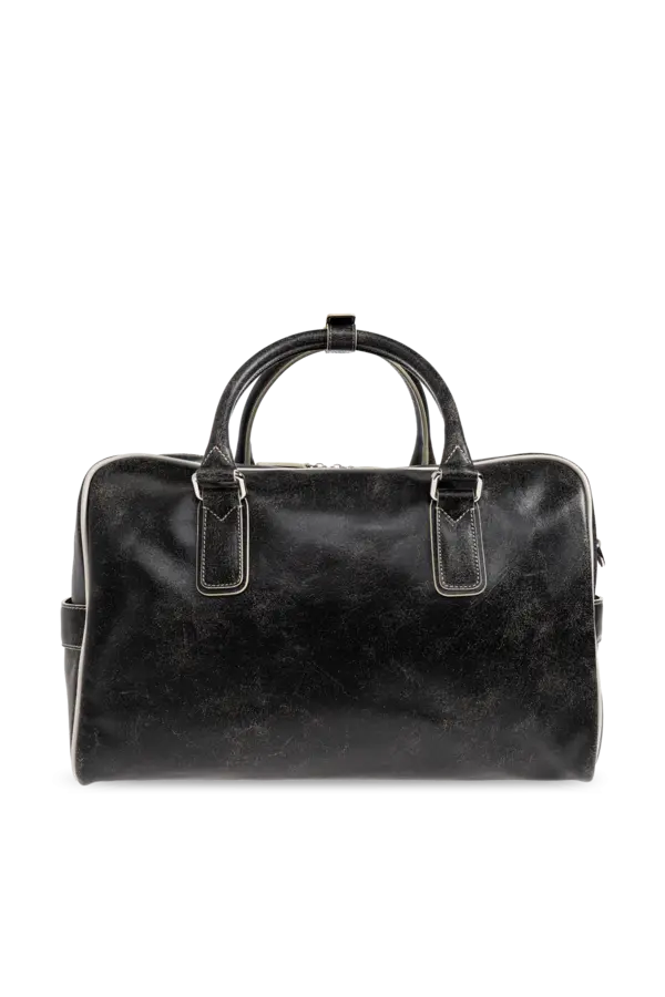 Dsquared2 Calfskin Leather Duffle Bag