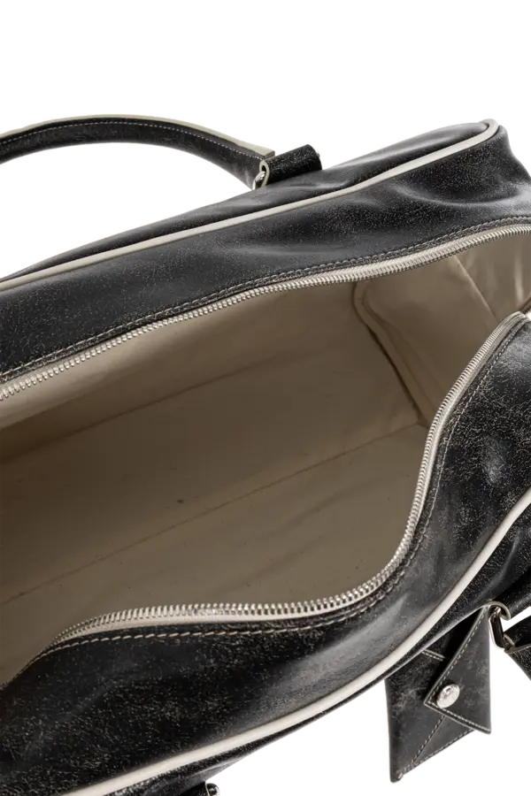Dsquared2 Calfskin Leather Duffle Bag
