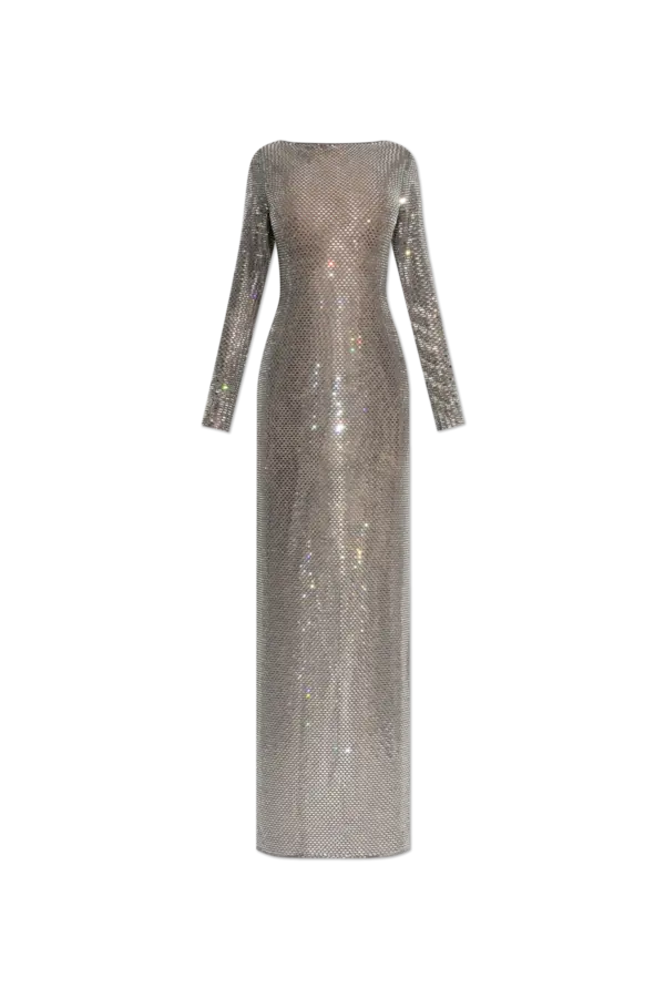 SELF-PORTRAIT Sequined Maxi Dress