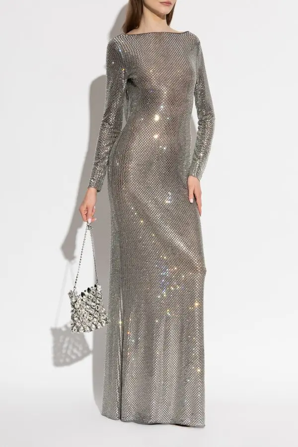 SELF-PORTRAIT Sequined Maxi Dress