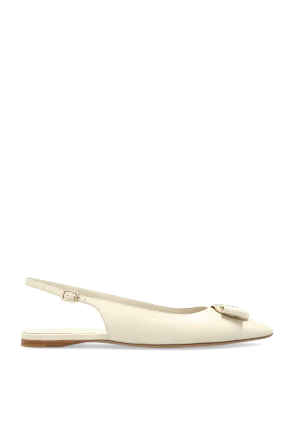 FERRAGAMO Zelmy Ballerina - Cream