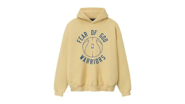 Fear Of God Essentials Warriors X Barkley Hendricks 90s Hoodie - Italian Straw