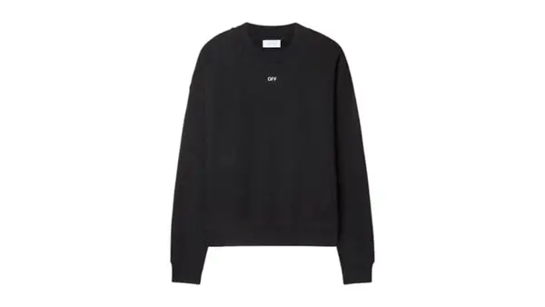 Off-White Vibe Arrow Skate Crewneck Sweatshirt - Black