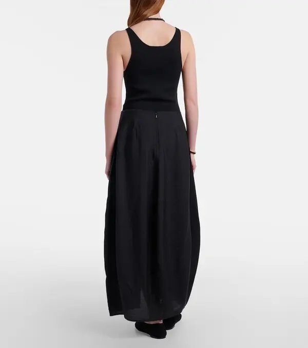 TOTEME Silk-blend Maxi Skirt