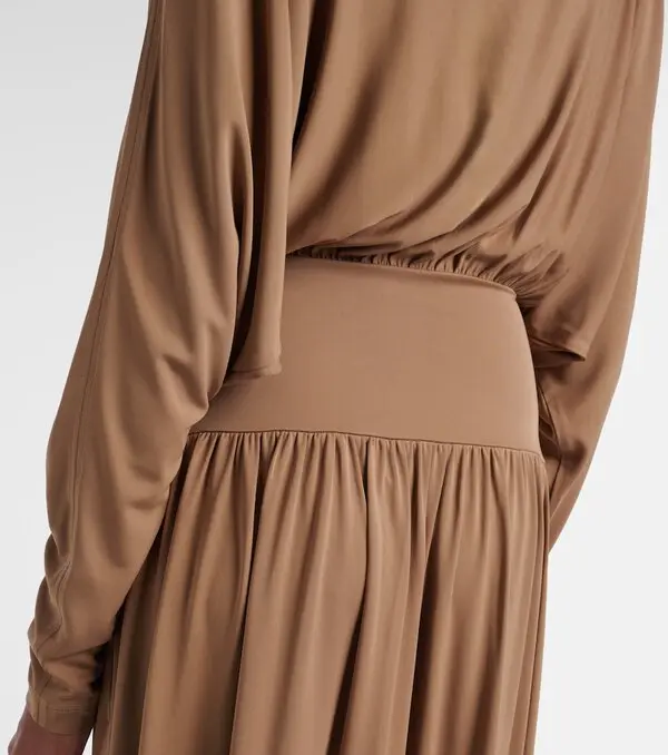 TOTEME Jersey Midi Dress - Beige