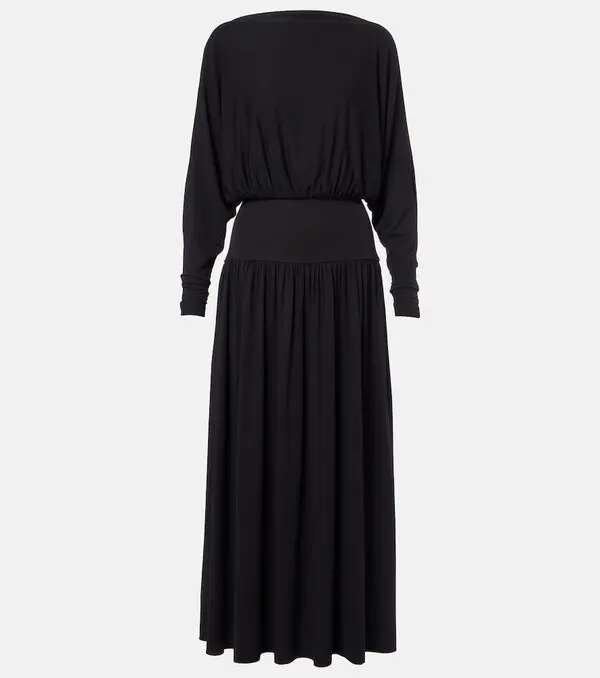 TOTEME Jersey Midi Dress - Black
