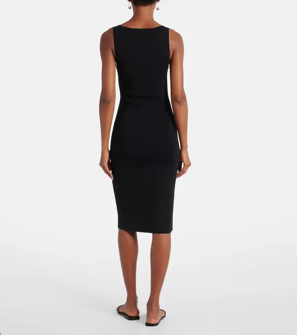 TOTEME Jersey Midi Dress - Black