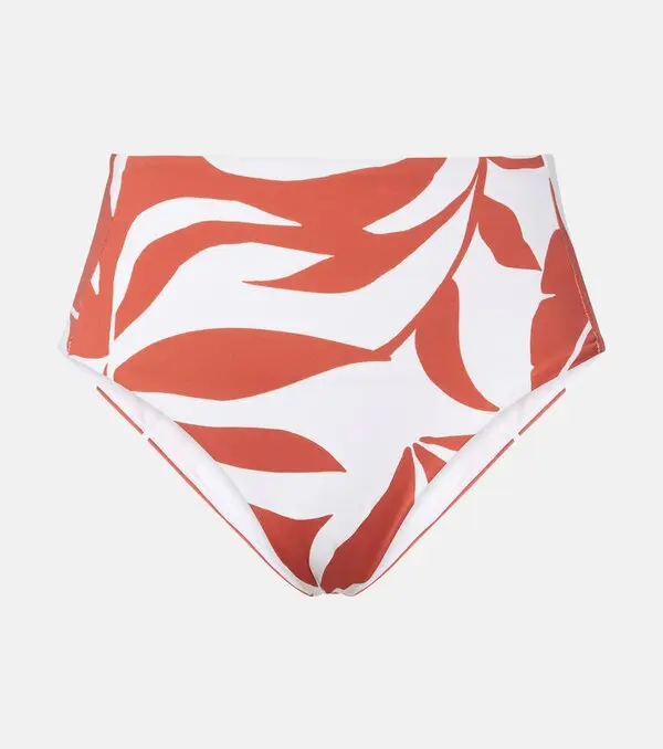 Max Mara Stilla Printed Bikini Bottom - Orange