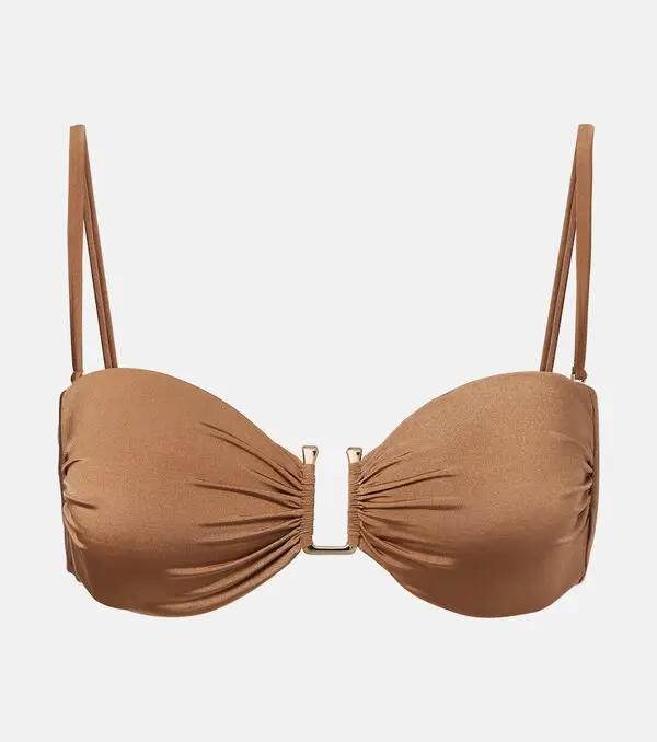 Max Mara Acacia Bandeau Bikini Top - Beige