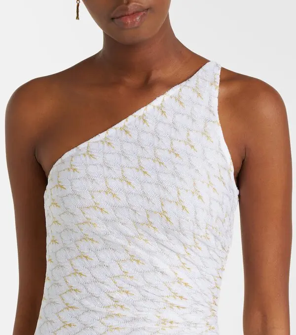 Missoni Lamé One-shoulder Maxi Dress