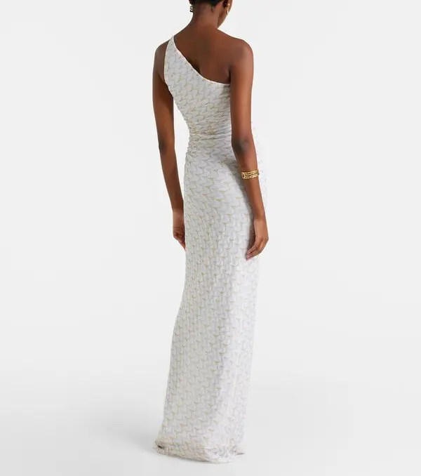 Missoni Lamé One-shoulder Maxi Dress