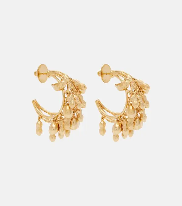 Givenchy Lucky Charms Hoop Earrings - Gold
