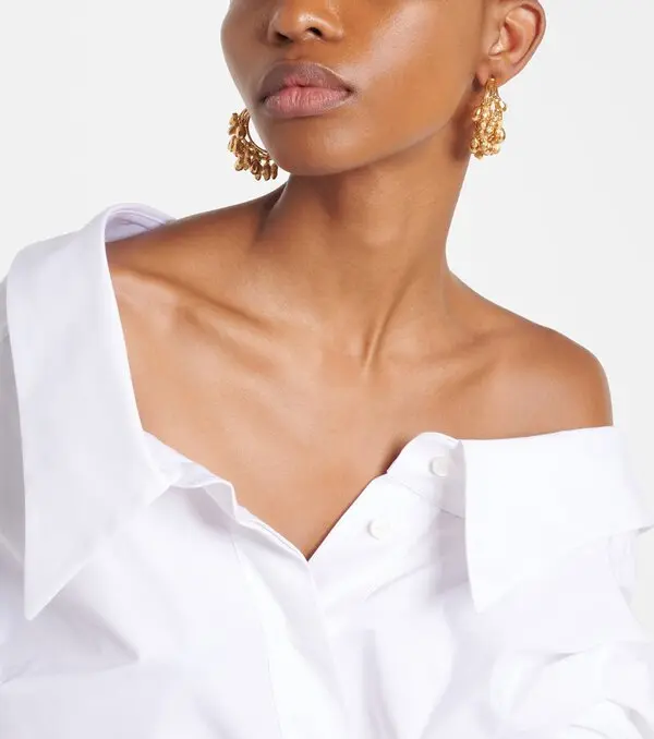 Givenchy Lucky Charms Hoop Earrings - Gold