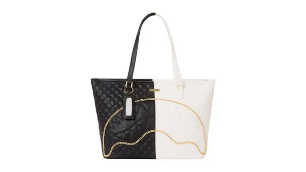 SPRAYGROUND Split Quilt Shark Tote
