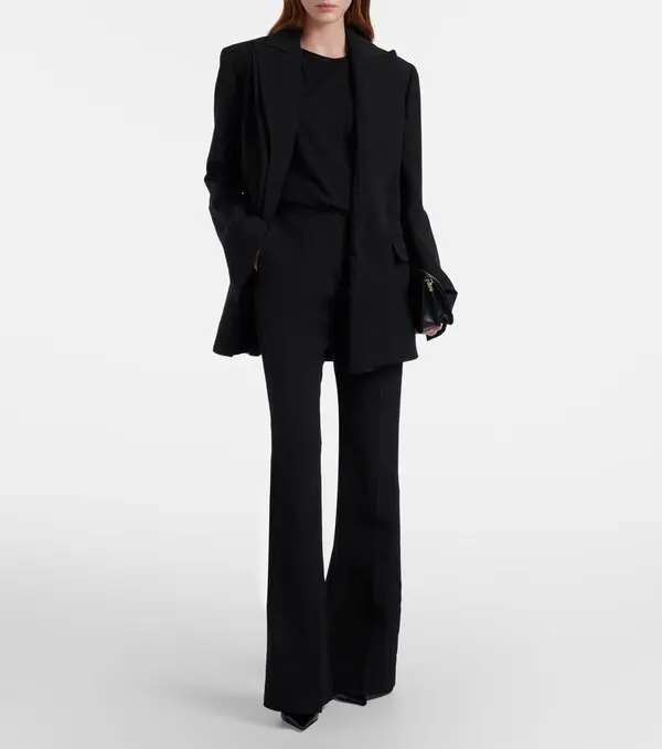 Sportmax Stenuta Layered Blazer - Black