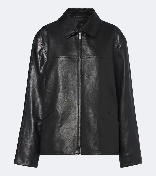 Prada Leather Jacket - Black