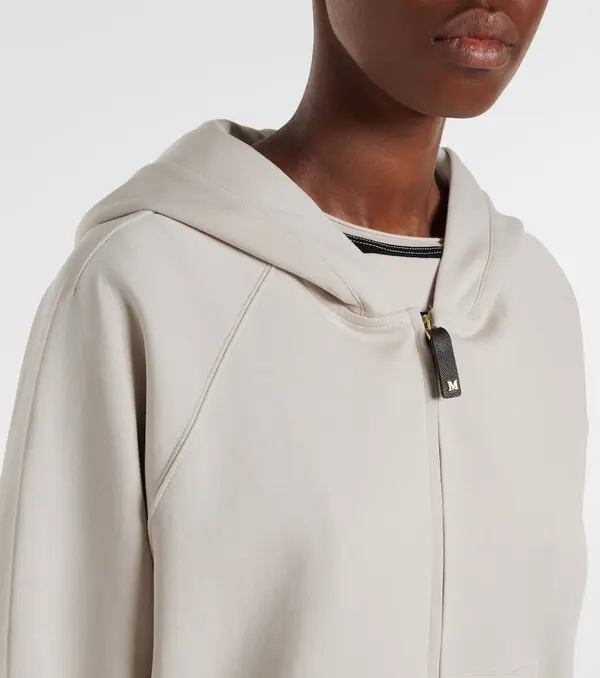 Max Mara Alma Cotton-blend Hoodie